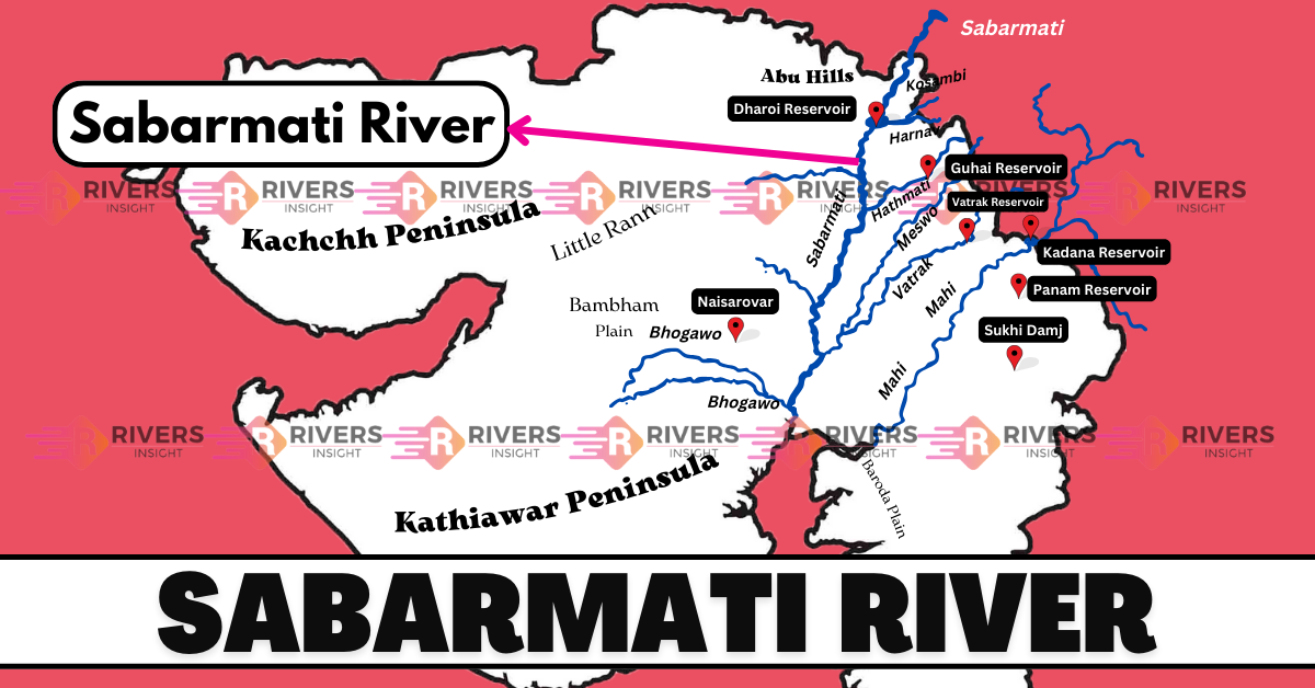 Sabarmati River: Complete with Map & Bridges - Rivers Insight